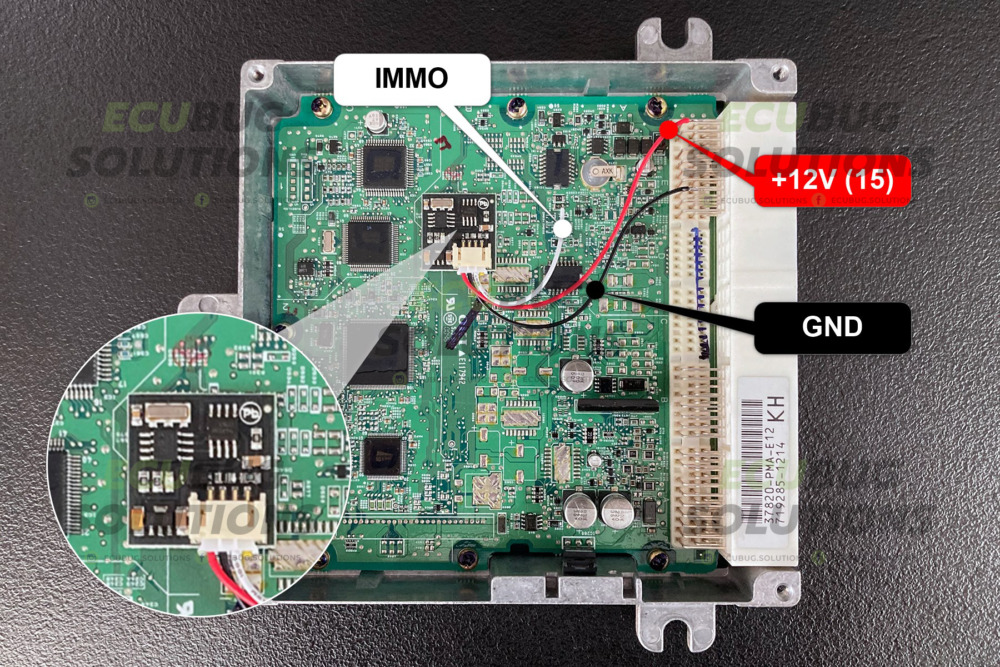 Plug & Play version of the Honda HIS-5 immo emulator is perfect - ECUBUG