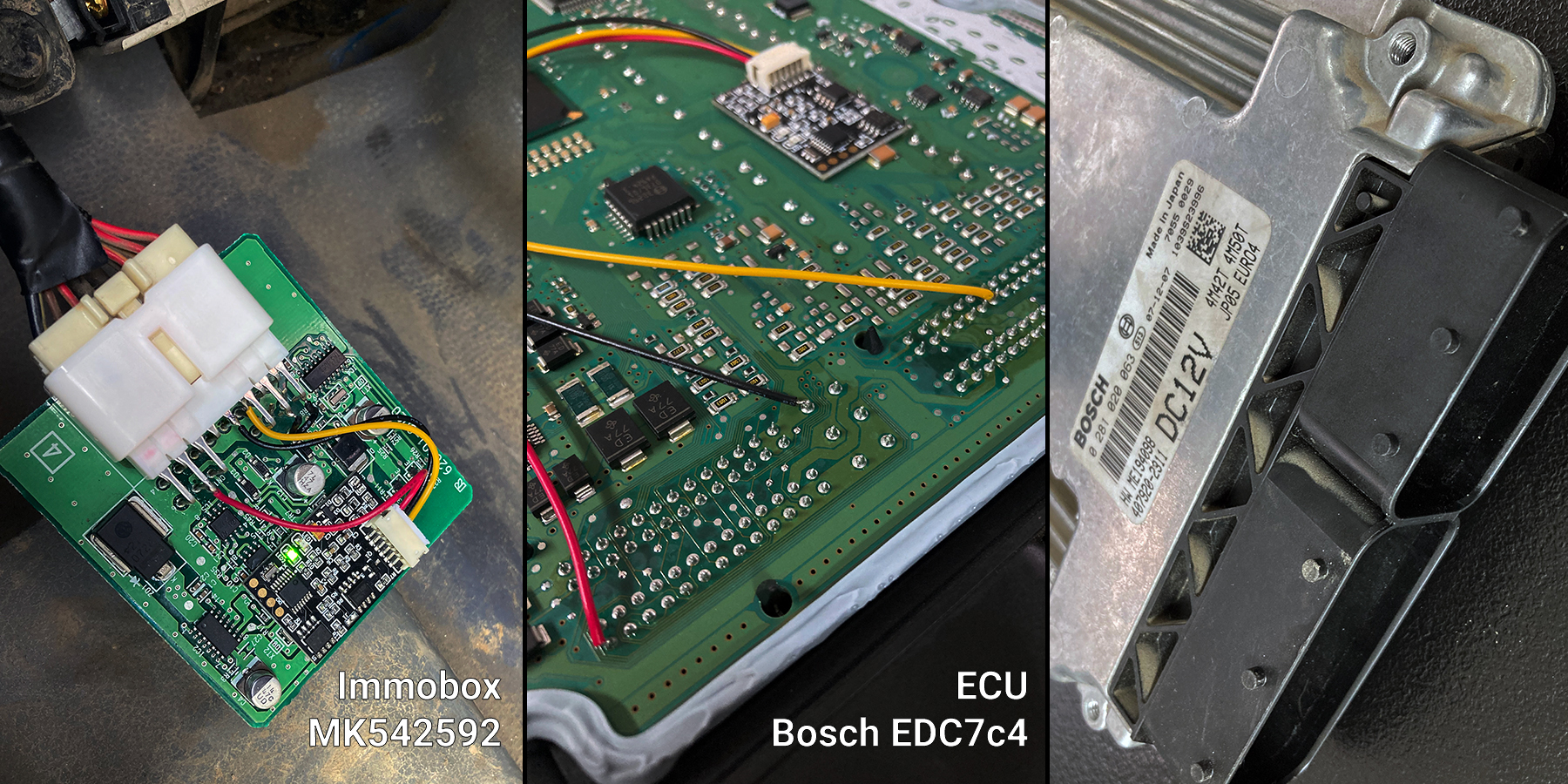 Solution for Mitsubishi FUSO / CANTER with immo system RI-30NMT - ECUBUG